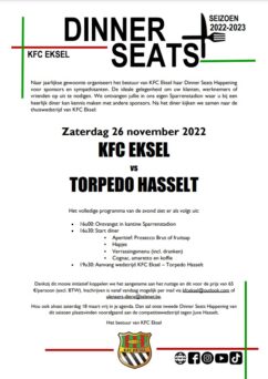 Dinner Seats - KFC Eksel